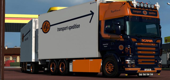 SCS Scania RJL + R&S 2009 Sideskirts Plate v2.3 1.41.x ETS2 - ETS2 Mody ...