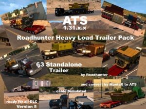 Roadhunter Heavy Transport V5 Pack - ETS2 Mody | ATS Mod