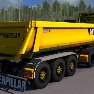 SCANIA R PAKIET SKÓR CATERPILLAR 1.34 MOD - ETS2 Mody | ATS Mod
