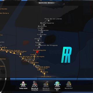 Mapa Ceibo Argentina v1.7 1.40.x ETS2 - ETS2 Mody | ATS Mod