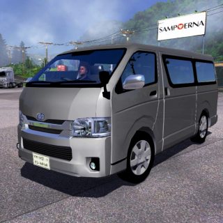 Toyota Hiace H200 samochód v2.0 ETS2 - ETS2 Mody | ATS Mod