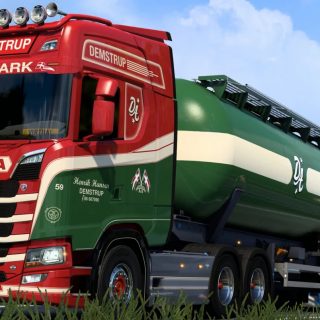 Demstrup Autotransport Scania S Combo v1.0.1 ETS2 - ETS2 Mody | ATS Mod