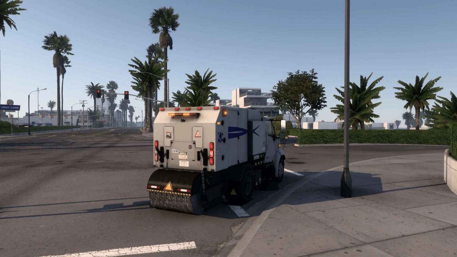 Driveable Street Sweeper v1.0 ATS - ETS2 Mody | ATS Mod