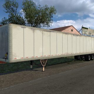 Rusty SCS Box Trailer v1.0 ATS - ETS2 Mody | ATS Mod