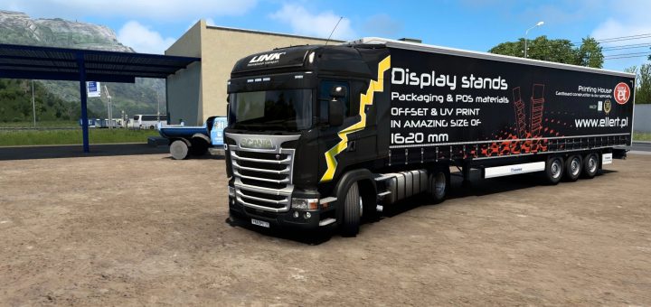 Scania Mainfreight Combo Skinpack v1.0 ETS2 - ETS2 Mody | ATS Mod