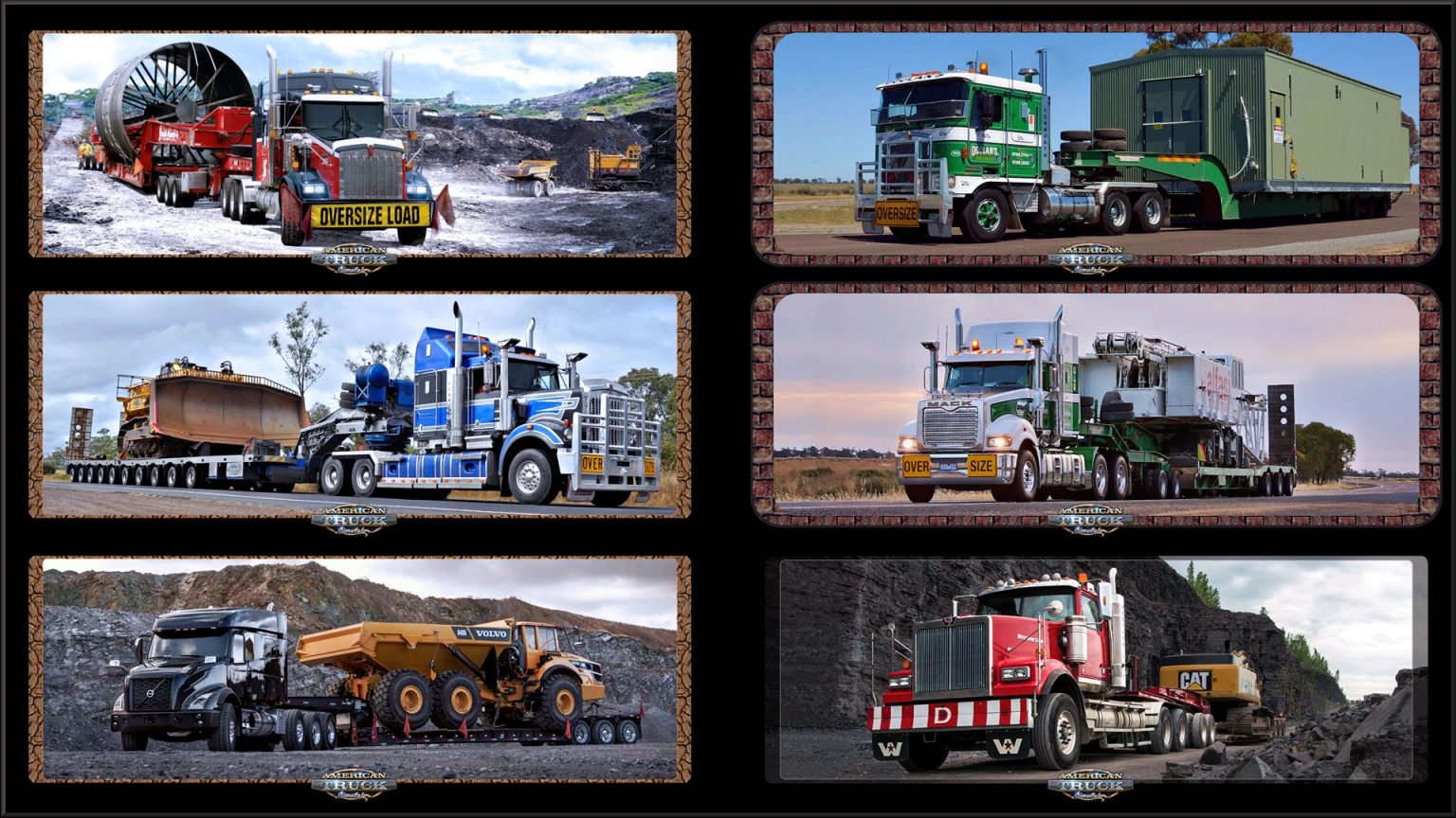 Ekran ładowania Oversize load v1.4 ATS - ETS2 Mody | ATS Mod