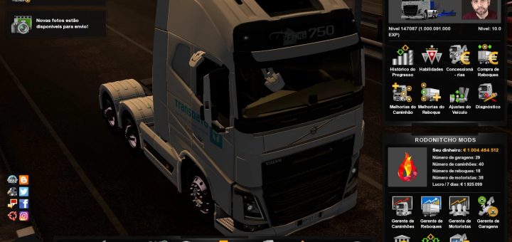 Camper with Caravan Trailer v1.0 ETS2 - ETS2 Mody | ATS Mod