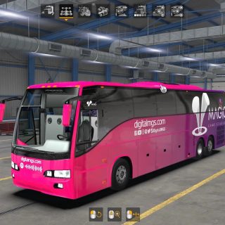 Volvo 7550 Classic Bus Mod - ETS2 1.41 ETS2 - ETS2 Mody | ATS Mod