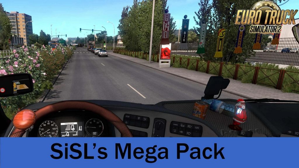 Akcesoria Mega Pack v3.3.1 firmy SiSL 1.41.x ETS2 - ETS2 Mody | ATS Mod