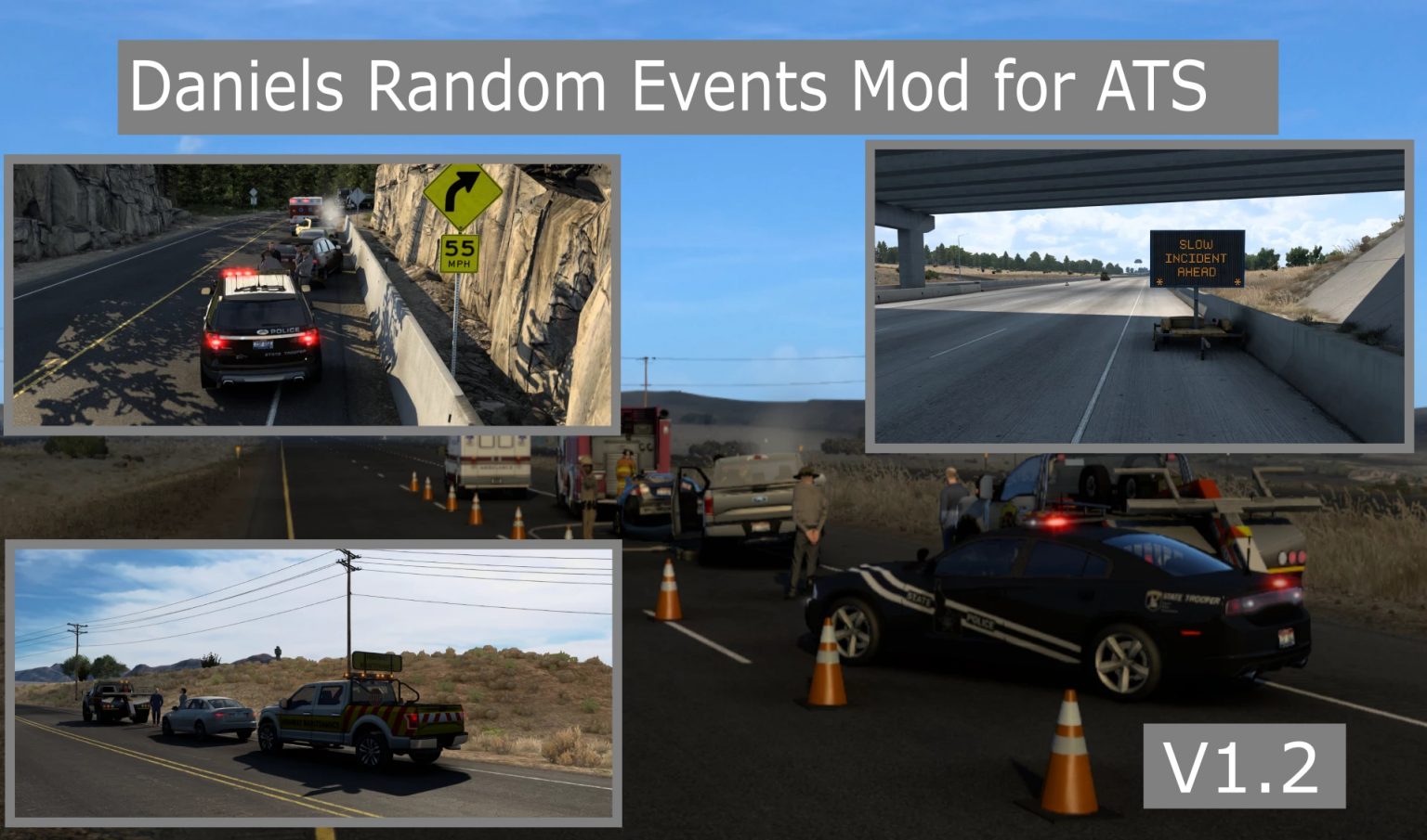 Daniels Random Events v1.2 1.41 ATS - ETS2 Mody | ATS Mod