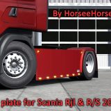 SCS Scania RJL + R&S 2009 Sideskirts Plate v2.3 1.41.x ETS2 - ETS2 Mody ...