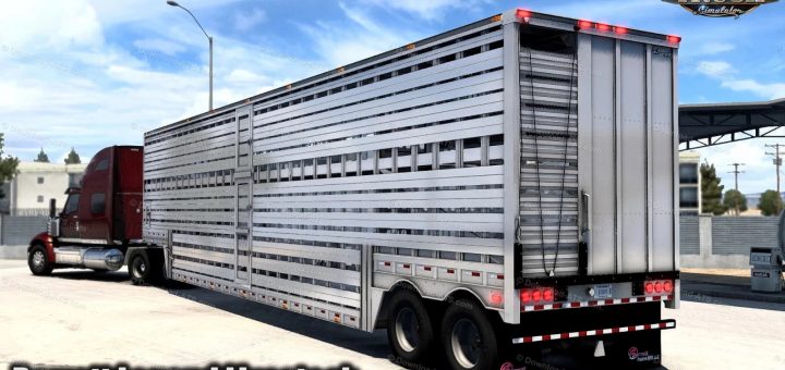 CJD Log Trailer v1.44 ATS - ETS2 Mody | ATS Mod