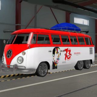 Mod Mobil VW Kombi ETS2 1.41 ETS2 - ETS2 Mody | ATS Mod