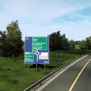 Promods Addon: Ireland Map v0.1.1 - Tuam i Area 1.41.x ETS2 - ETS2 Mody ...