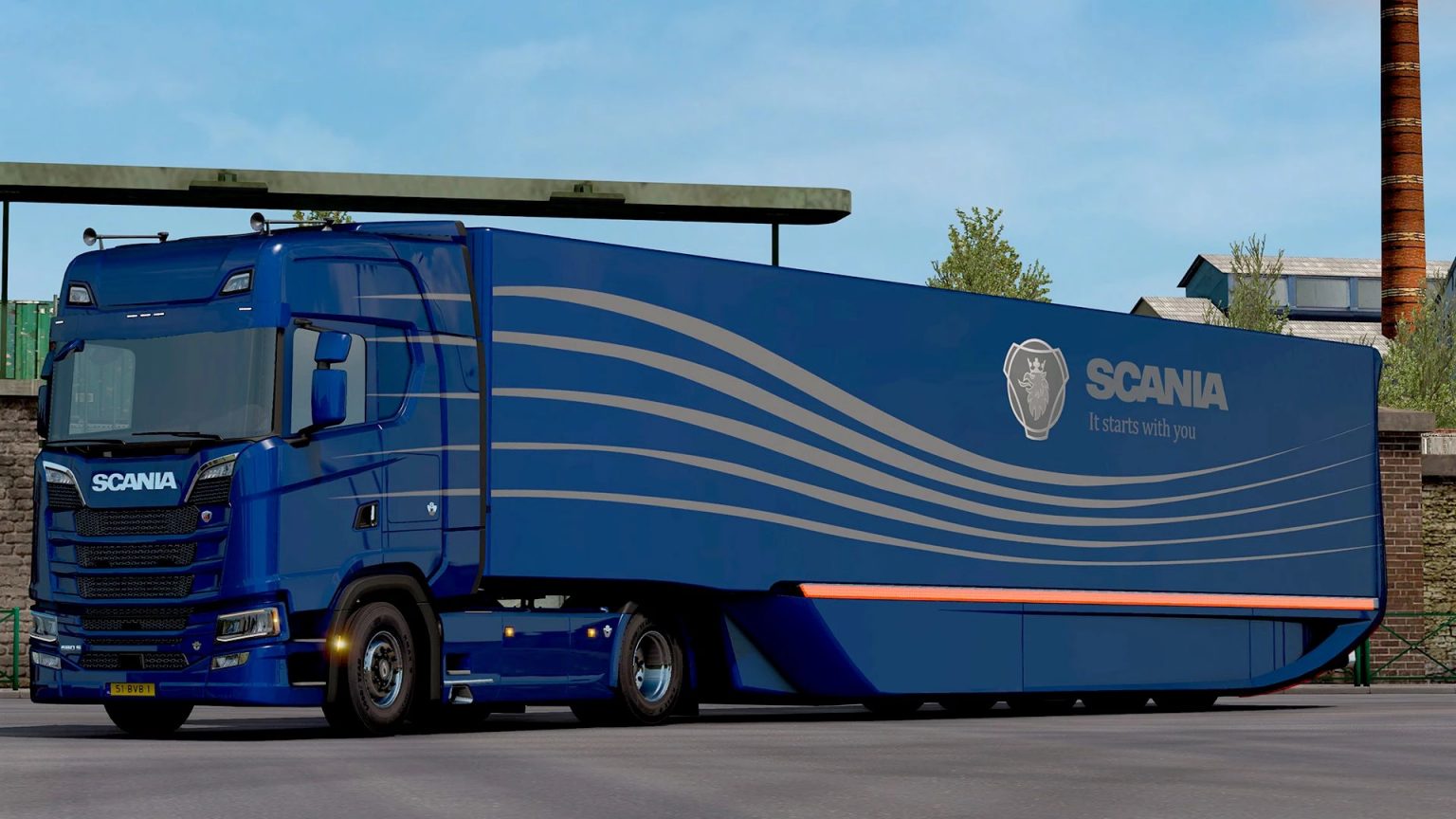 MB AeroDynamic Trailer v1.2.5 ETS2 - ETS2 Mody | ATS Mod