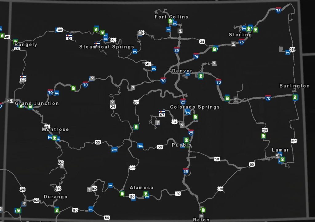 ProMods Nowe ikony map v1.1 ATS - ETS2 Mody | ATS Mod
