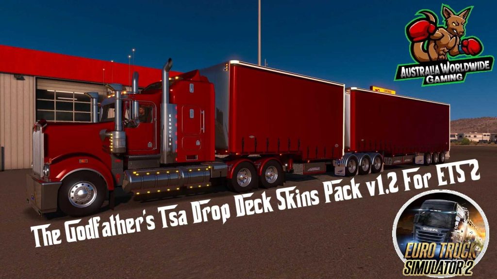 Pakiet skórek zwiastuna The Godfather's TSA Drop Deck v1.2 ETS2 - ETS2 ...