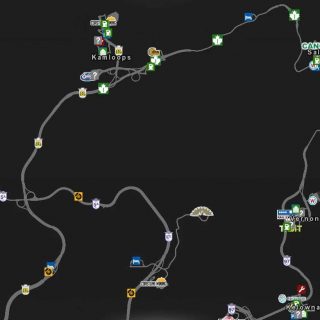 ProMods Nowe ikony map v1.43 ATS - ETS2 Mody | ATS Mod