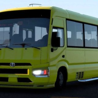 Toyota Coaster G4 2022 Autobus + Wnętrze v1.0 1.43.x ETS2 - ETS2 Mody ...