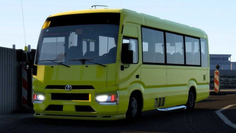 Toyota Coaster G4 2022 Autobus + Wnętrze v1.0 1.43.x ETS2 - ETS2 Mody ...
