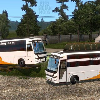 Indian SRS Travels Skin Pack dla JK Vega Sleeper Bus Mod v1.0 ETS2 ...