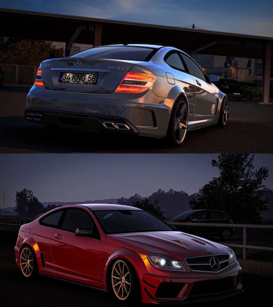 MERCEDES BENZ C63 AMG ETS2 - ETS2 Mody | ATS Mod