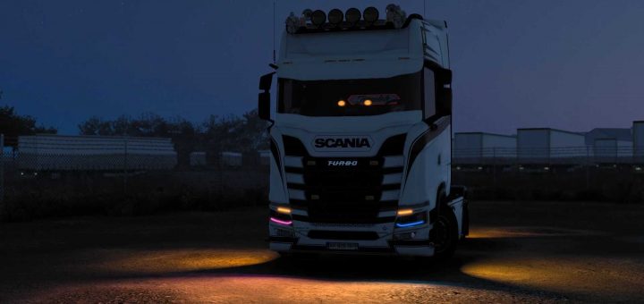 Pakiet lamp LED Strands Dark Knight v1.0 ETS2 - ETS2 Mody | ATS Mod