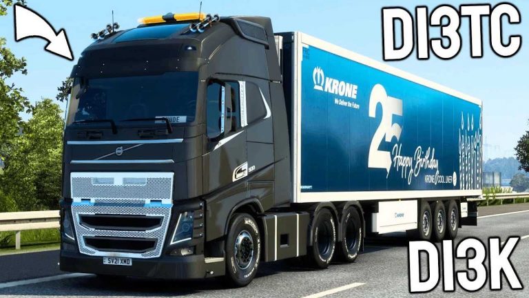 Volvo FH13-16 2012 D13TC, D13K Dźwięk v4.1 1.45 ETS2 - ETS2 Mody | ATS Mod