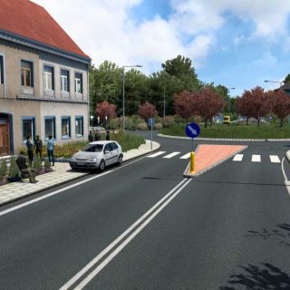 Dodatek Zachodnia Polska do mapy Fikcyjna Polska 1.45 ETS2 - ETS2 Mody ...