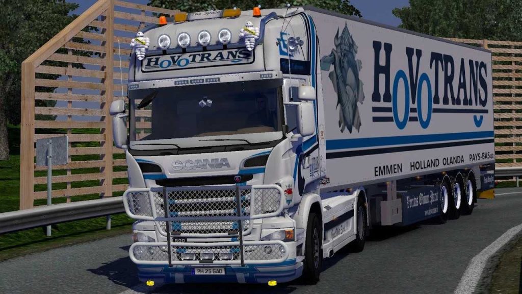 Scania R580 HovoTrans v1.46 ETS2 - ETS2 Mody | ATS Mod