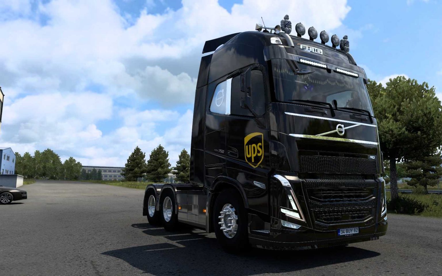 SKÓRA VOLVO FH5 2020 UPS 1.0 1.43 1.46 ETS2 - ETS2 Mody | ATS Mod