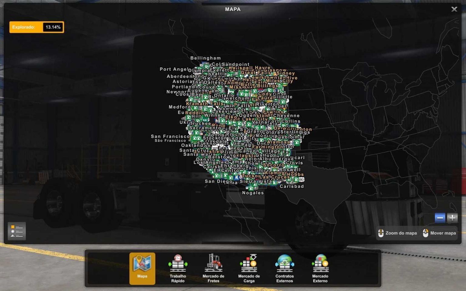 ULTRA ZOOM MAPA ATS 1,0 1,40 1,46 - ETS2 Mody | ATS Mod