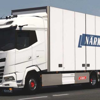 DAF 2021 Rigid Addon firmy Kast v1.0.6 1.46 ETS2 - ETS2 Mody | ATS Mod