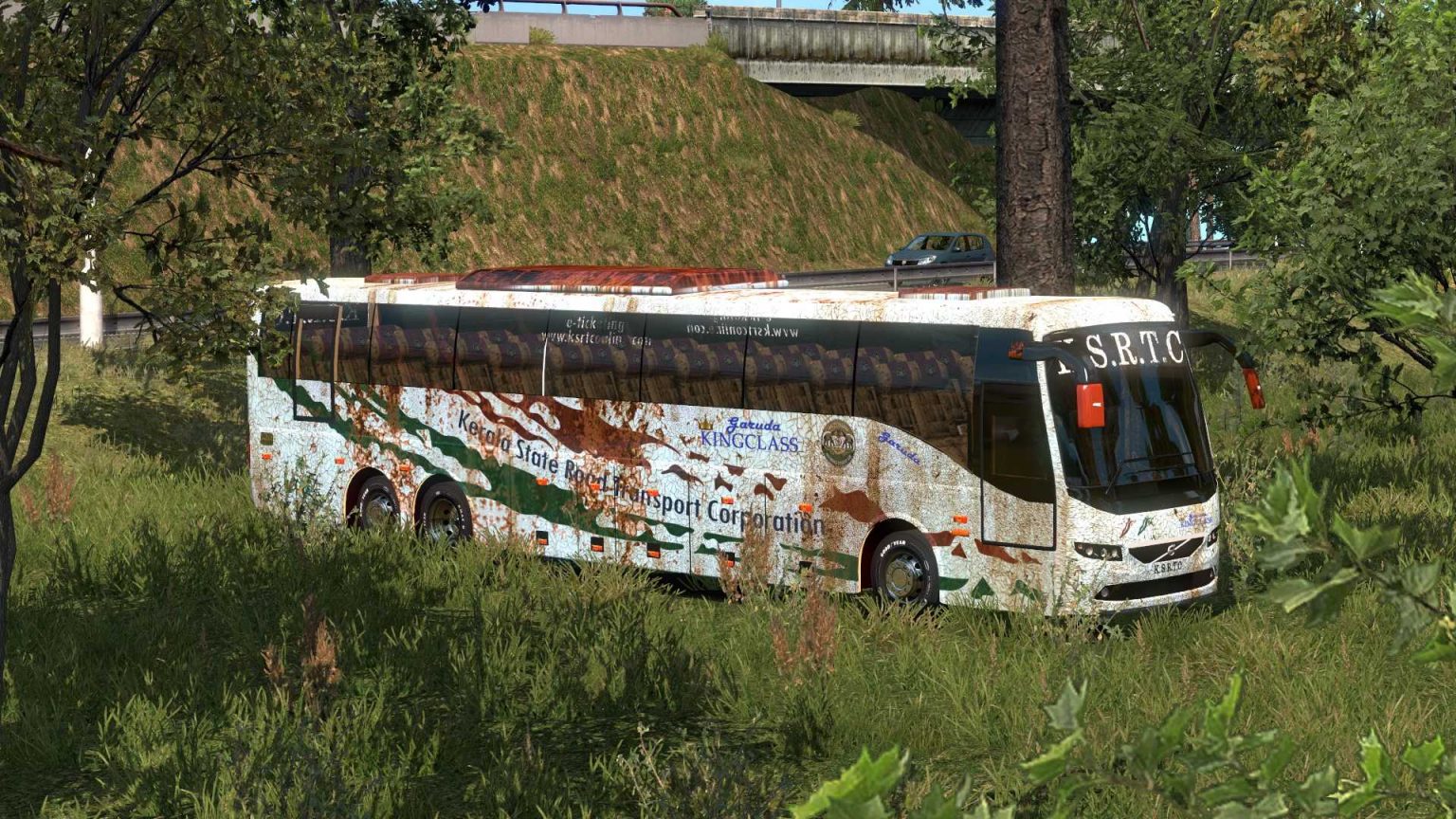 Garuda King Class Rusty Skin dla Volvo B11r v1.0 ETS2 - ETS2 Mody | ATS Mod