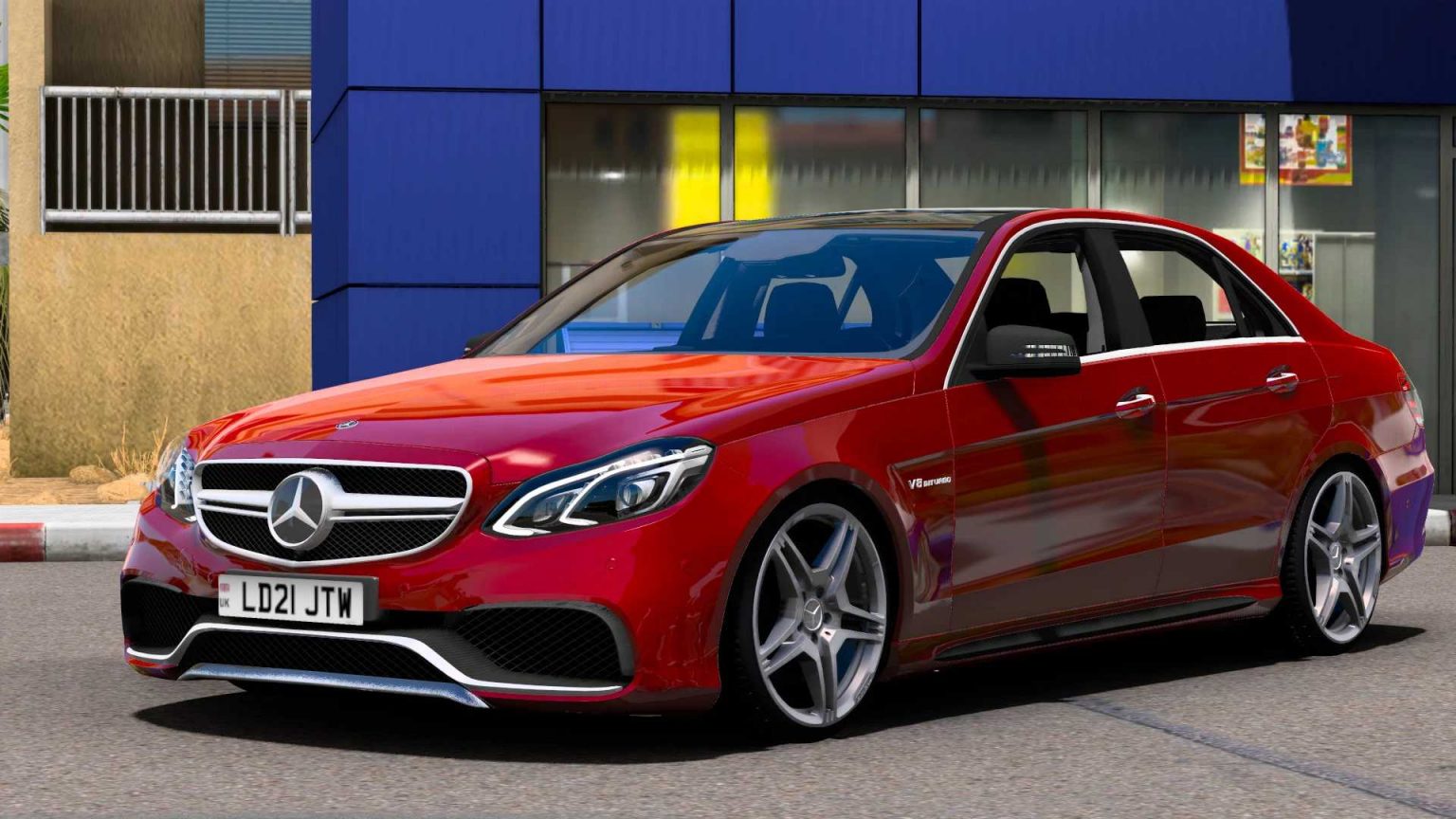 Mercedes-Benz W212 2016 E63 AMG S V4.4 1.46 ETS2 - ETS2 Mody | ATS Mod