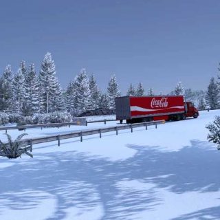 Frosty Winter Weather Mod v4.8 ATS - ETS2 Mody | ATS Mod