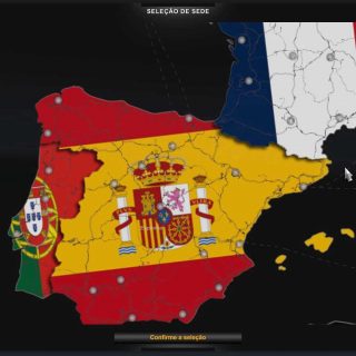 Mapa Europy z flagami v1.0 ETS2 - ETS2 Mody | ATS Mod