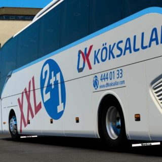 Setra s516 HD DK Köksallar Skinpack V1.0 ETS2 - ETS2 Mody | ATS Mod