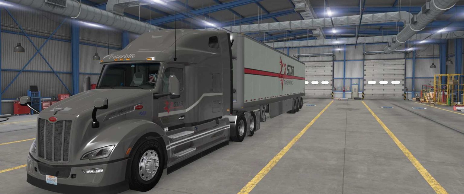 FRANK PERU PETERBILT 579 NEXT GEN SKIN SCS Trailer 3 star skin Skin 1. ...