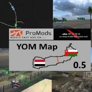 Mapa YOM - PM Middle-East Addon v0.5 1.46 ETS2 - ETS2 Mody | ATS Mod