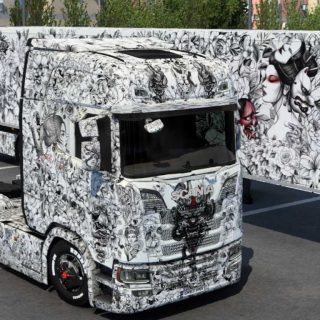 Scania Samurai Woman Skin 1.46 ETS2 - ETS2 Mody | ATS Mod