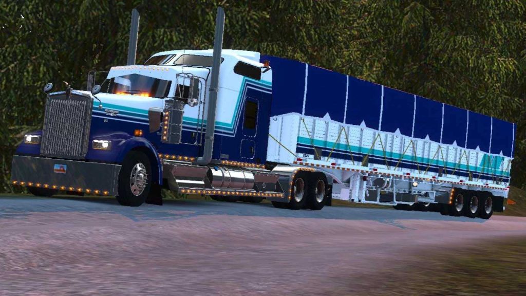 Pakiet akcesoriów Kenworth W900L v1.46 ATS - ETS2 Mody | ATS Mod