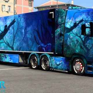 Scania Avatar The Way of Water Skin 1.47 ETS2 - ETS2 Mody | ATS Mod