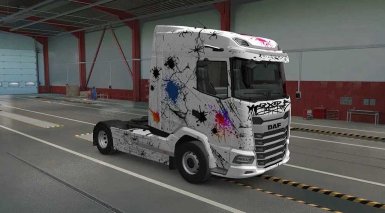 DAF 2021 XG | XG+ Spider Truck Skin v1.0 ETS2 - ETS2 Mody | ATS Mod