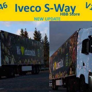 Edeka Mega Skins Pack 1.46+ ETS2 - ETS2 Mody | ATS Mod