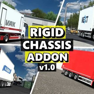 Rigid Chassis Addon autorstwa Kast FIXED v1.0 1.47 ETS2 - ETS2 Mody | ATS Mod