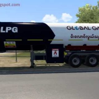 Skórka LPG Gas Tank 3 dla SCS Gas Tank od Player Thurein v1.0 ETS2 ...