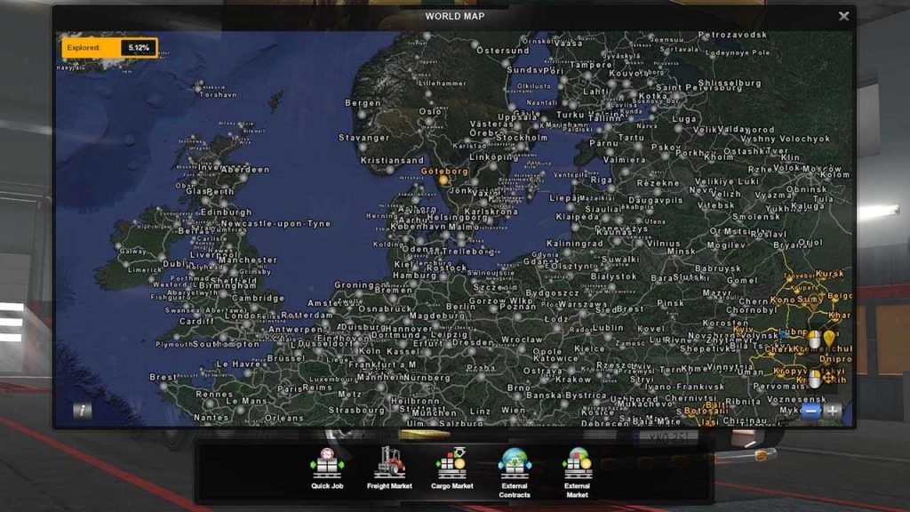Ultimate Satellite Mod w tle v1.47 ETS2 - ETS2 Mody | ATS Mod