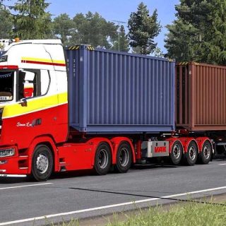 VAK Full Trailers Addon autorstwa Kast v2.5.6 1.47 ETS2 - ETS2 Mody ...
