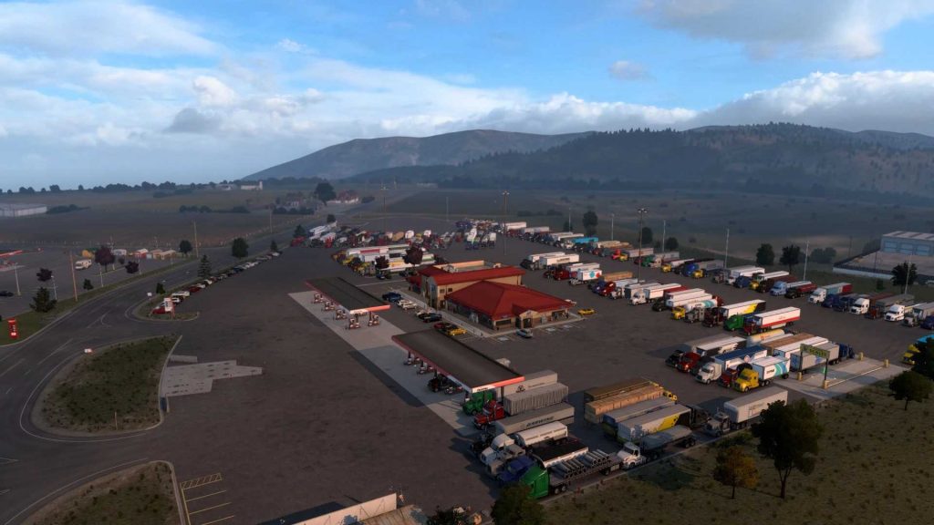 Lepsze przystanki dla ciężarówek v1.1 ATS - ETS2 Mody | ATS Mod